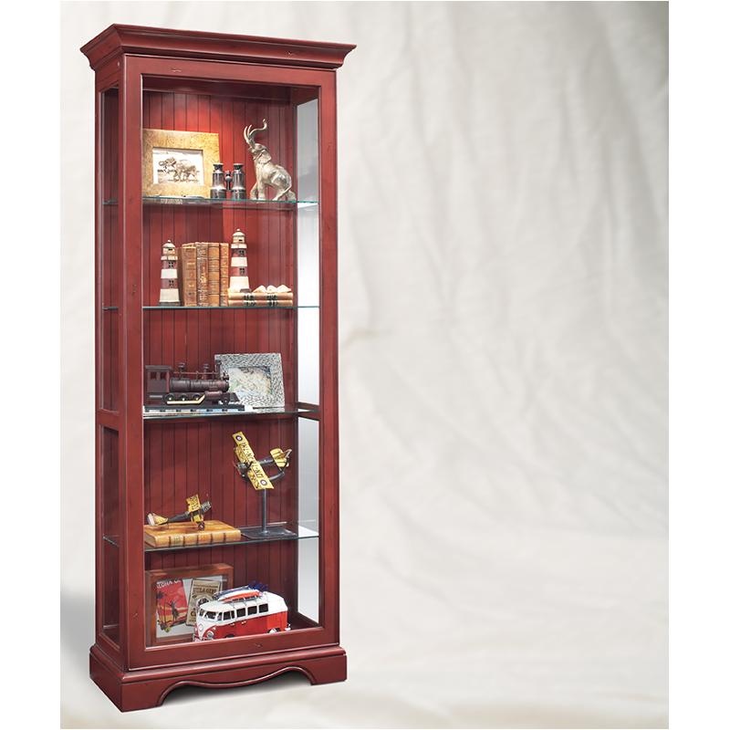62254 Philip Reinisch Company Red Ambience Display Cabinet