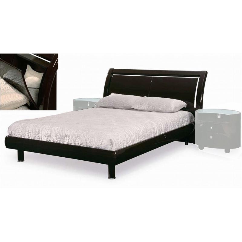 Emily-we-qb Global Furniture Emily - Wenge Queen Bed - Wenge