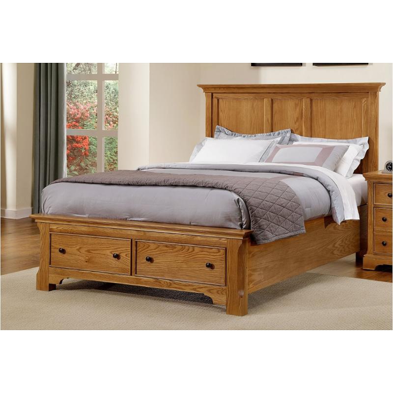 Bb75-558-qn-st Vaughan Bassett Furniture Forsyth - Medium Oak Bed