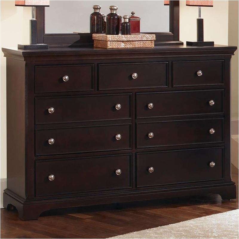 Bb76-002 Vaughan Bassett Furniture Dresser - 7 Drawers - Merlot