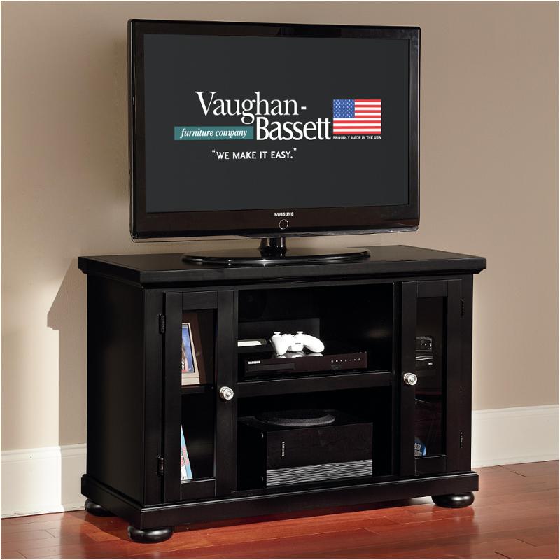 80 446 Vaughan Bassett Furniture 44in Media Center Black