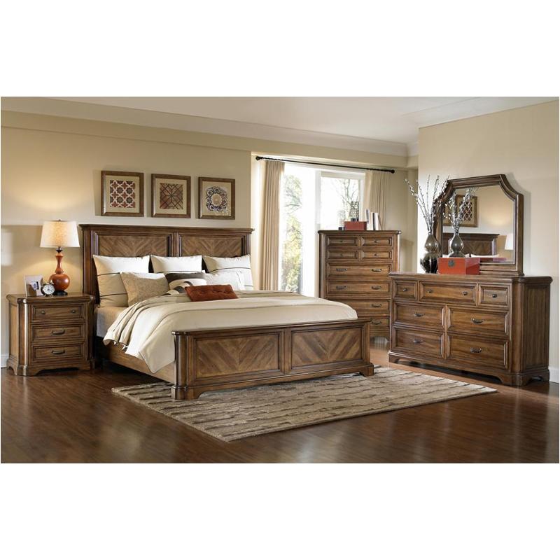 177185-1503hb A R T Furniture Copper Ridge Queen Crown Panel Bed