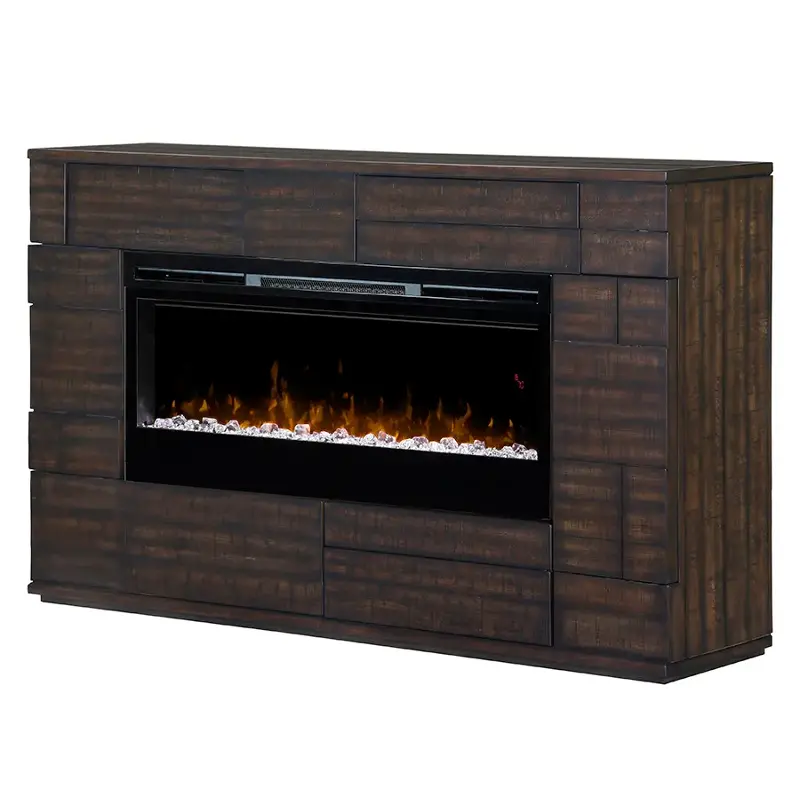 1559bt Dimplex Fireplaces Mantel In A Boston Brown Finish