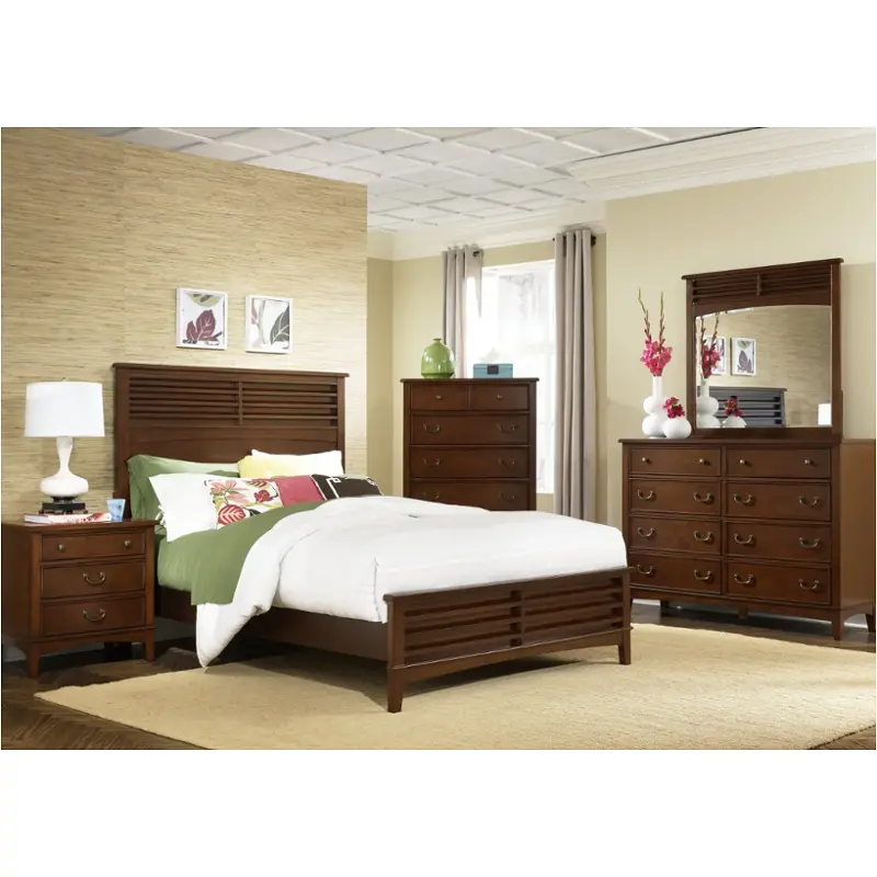 628-br13 Liberty Furniture Chelsea Square Queen Panel Bed
