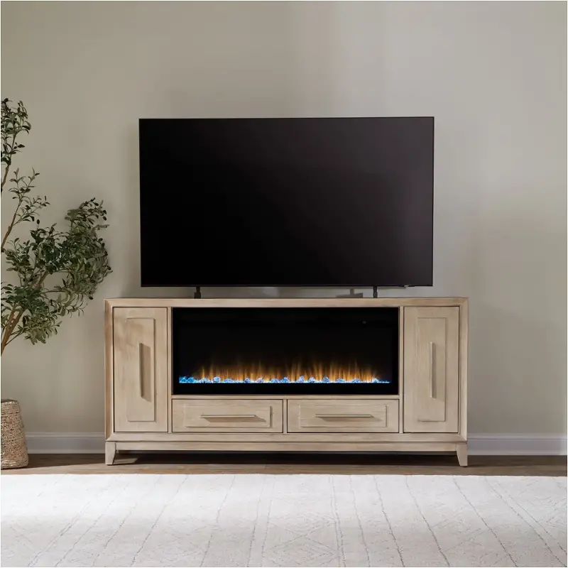 Fire-789-tv80ft Liberty Furniture 80 Inch Fireplace Tv Console