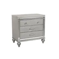 Valentino silver nightstand store