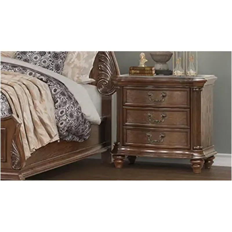 B813-040 New Classic Furniture Roma Nightstand - Cherry
