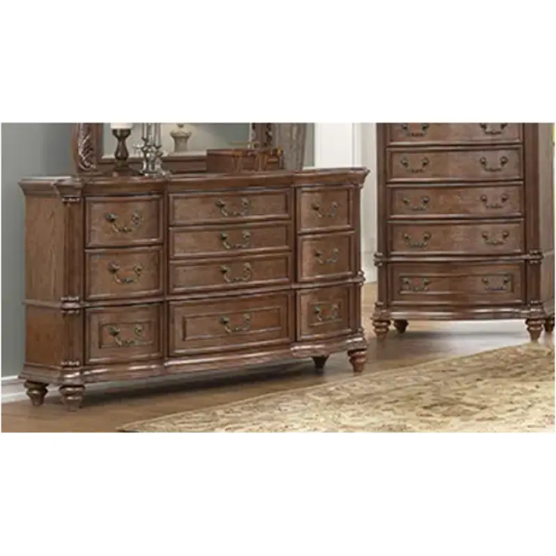 B813-050 New Classic Furniture Roma Dresser - Cherry