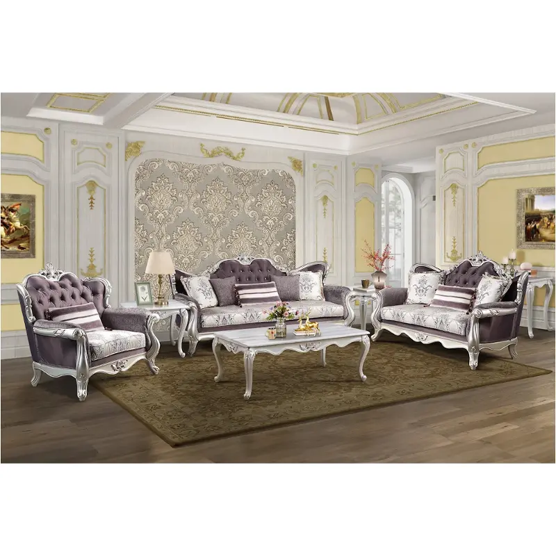 T2404-10 New Classic Furniture Argento Marble Cocktail Table