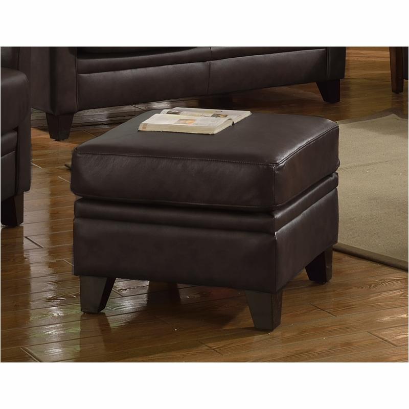 6287b-00488 Leather Italia Cambria Fletcher Ottoman