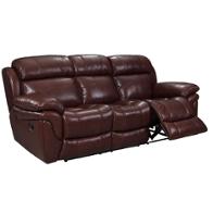 E2201-033520lv Leather Italia Shae Edinuburgh Power Sofa-brown