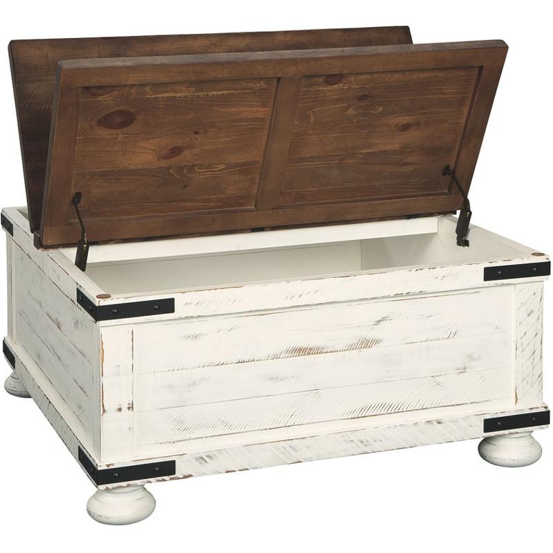 T459-20 Ashley Furniture Wystfield Cocktail Table With Storage