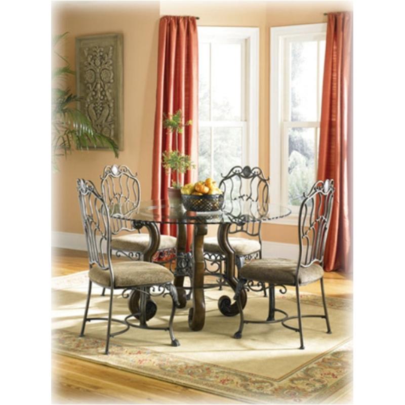 D618-15b Ashley Furniture Hathaway Dinette Table Base Wood/metal