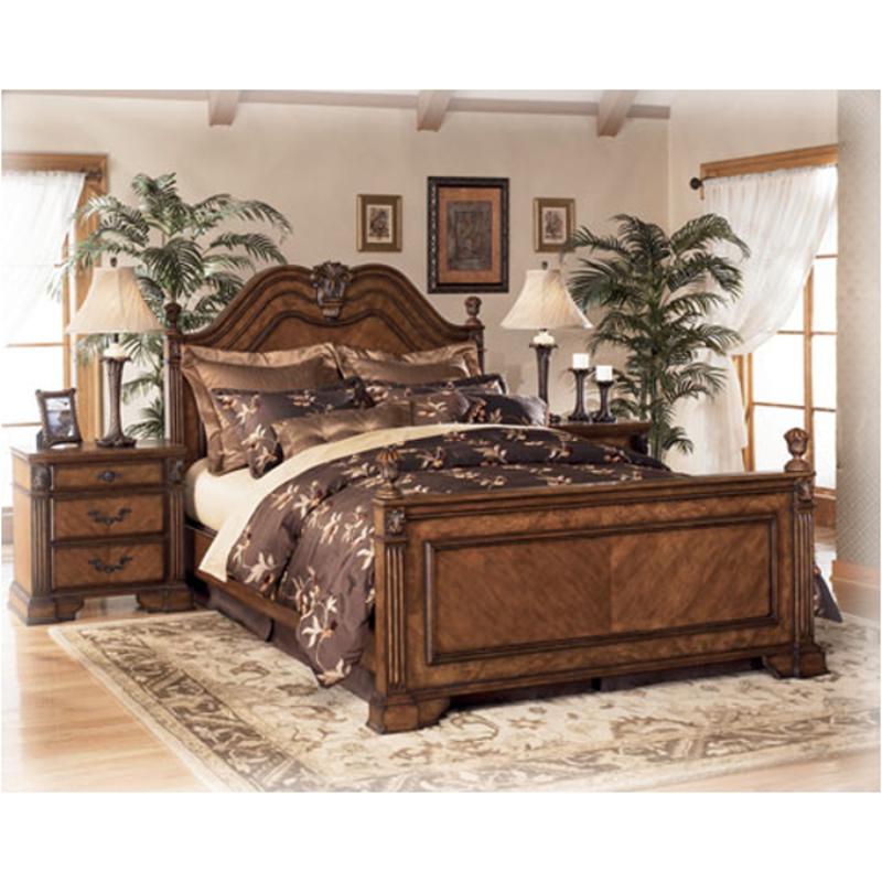 B530-54 Ashley Furniture Allister Qn Panel Footboard Brown Fnsh
