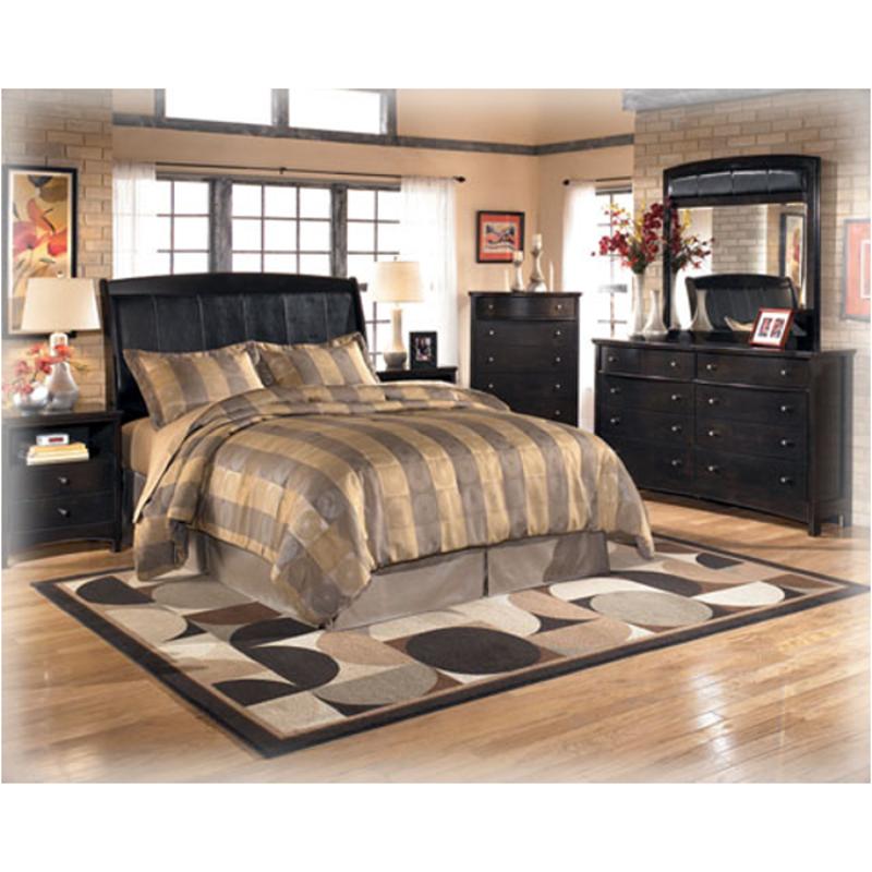 B208-77 Ashley Furniture Queen Sleigh Bed With Platform Fb