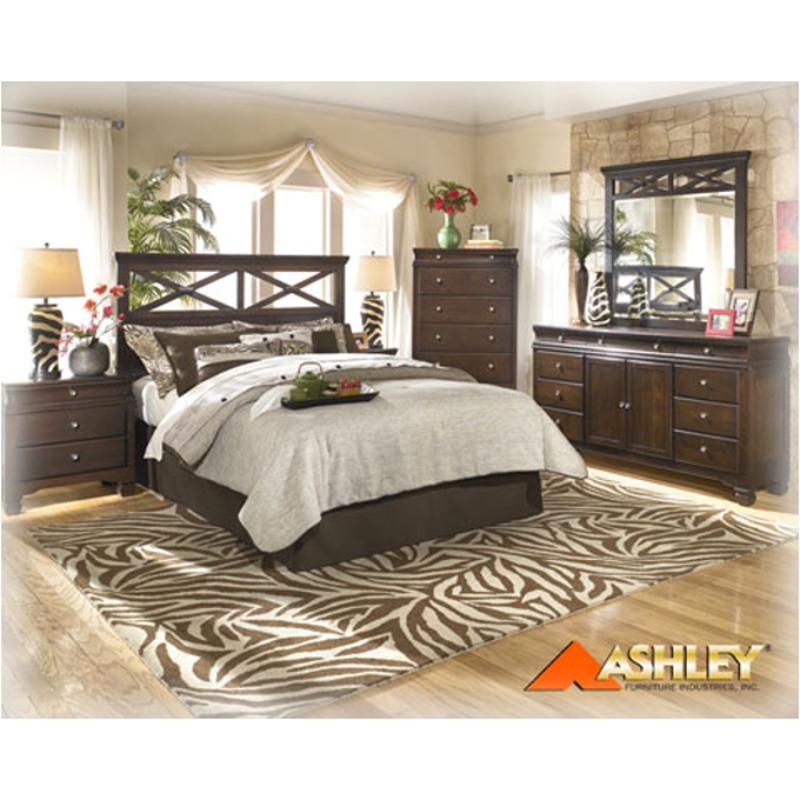 B480-31 Ashley Furniture Hayley Dresser Dk Brn Fnsh