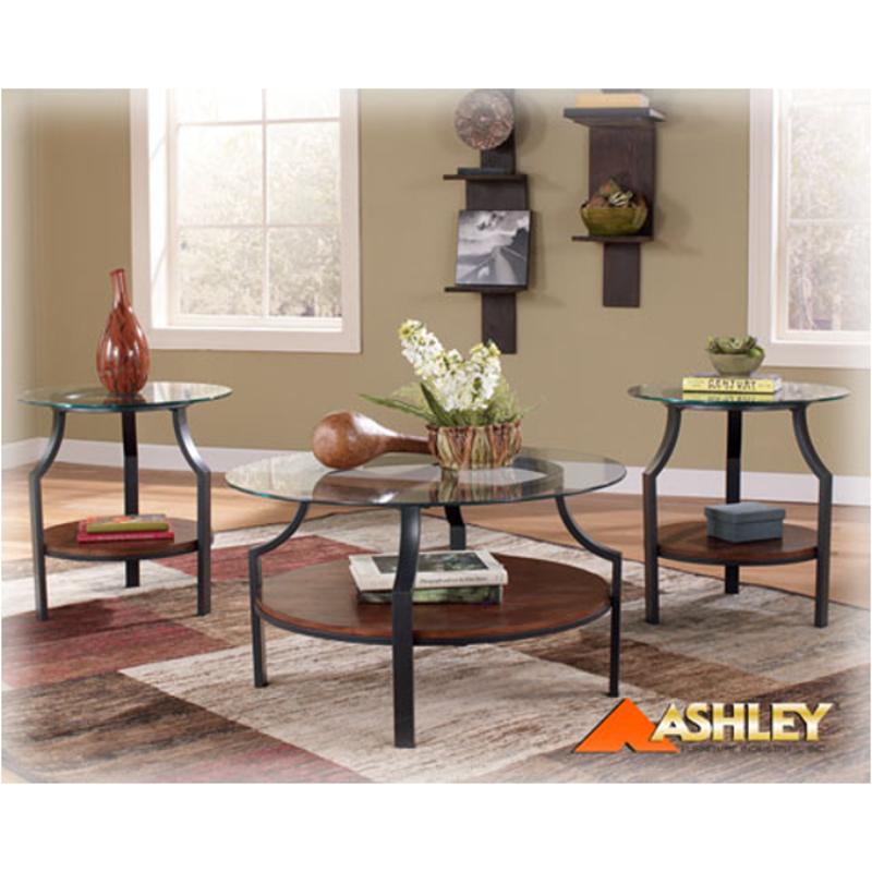 T304-13 Ashley Furniture Harper 3in1 Pk Metal/wood/glass