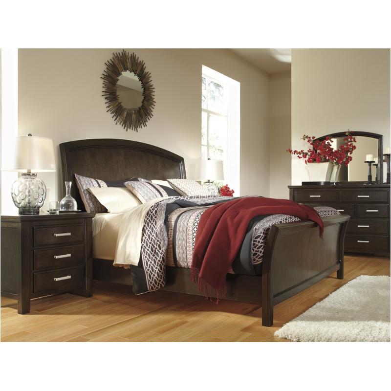 B681-57 Ashley Furniture Lanquist Queen Sleigh Bed