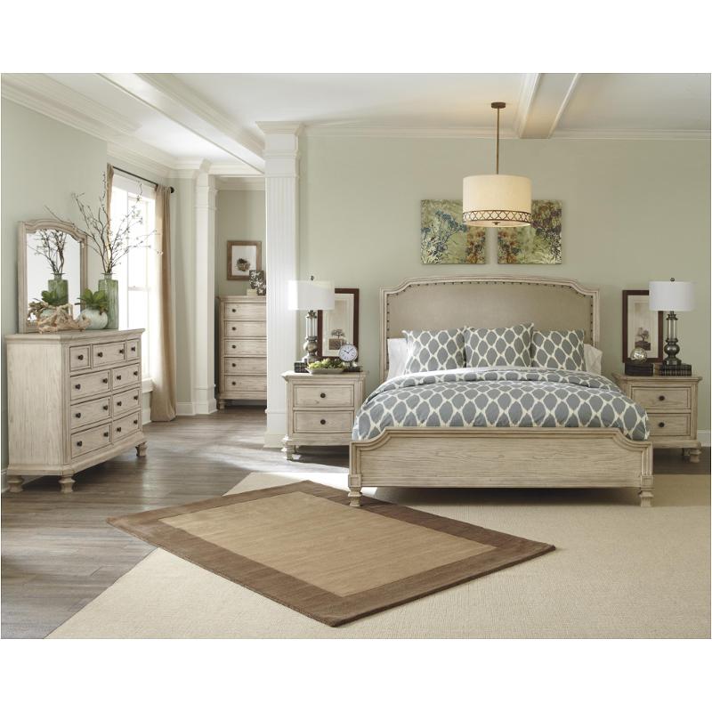 B693-77 Ashley Furniture Queen Upholstered Panel Bed