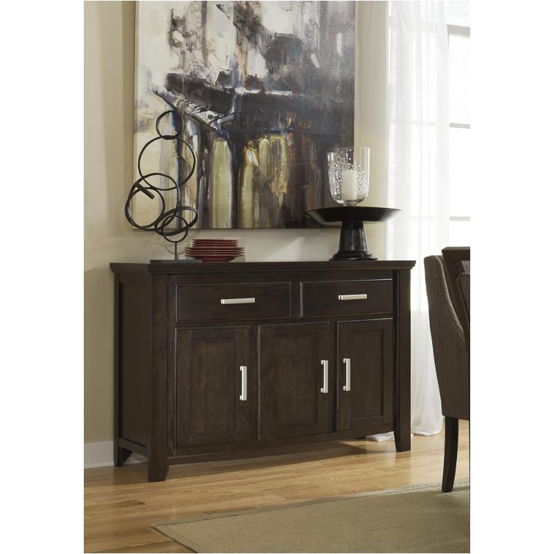 D681-60 Ashley Furniture Lanquist - Dark Brown Dining Room Server