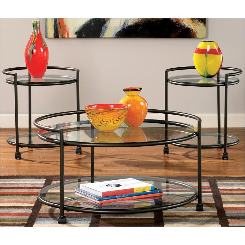 T118-13 Ashley Furniture Smithland Occasional Table Set