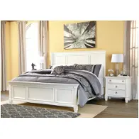 B672-58 Ashley Furniture Prentice - White King Panel Bed