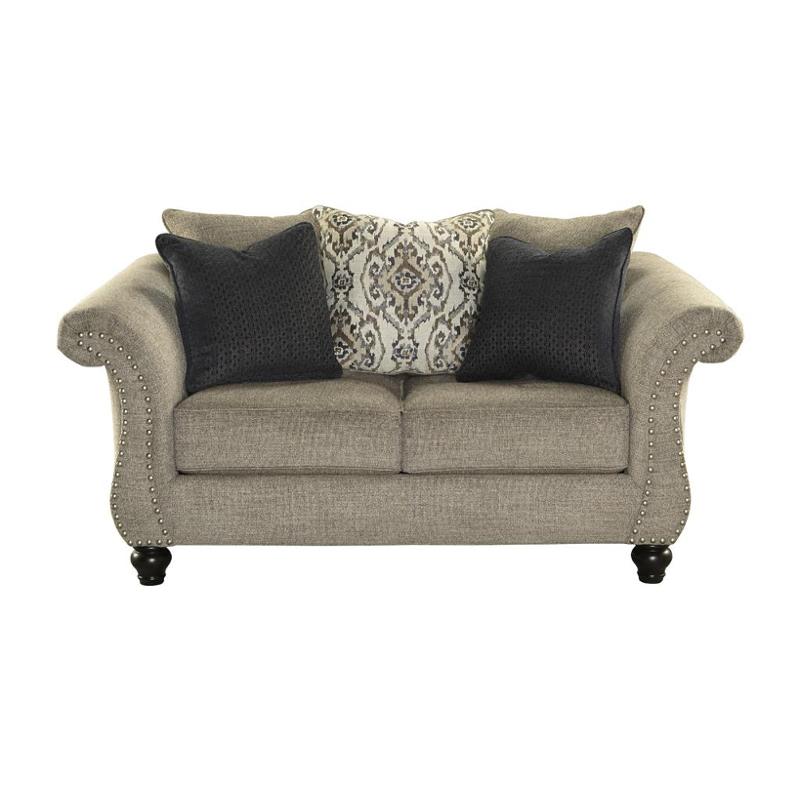 4610135 Ashley Furniture Jonette - Stone Loveseat