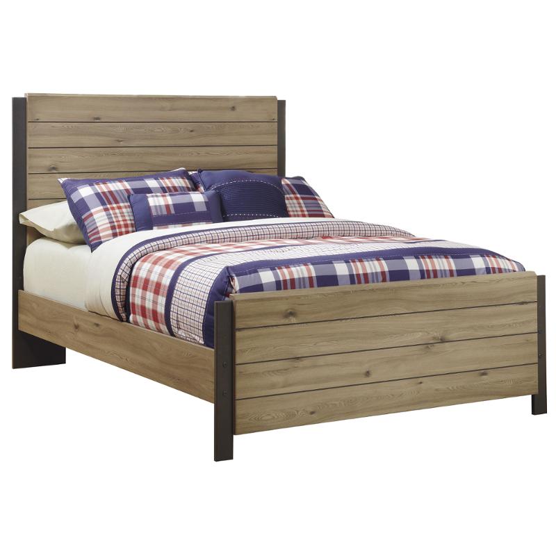 B298-87 Ashley Furniture Dexifield - Beige Brown Full Panel Bed