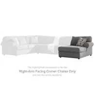 Jayceon steel right chaise sectional by ashley furniture store