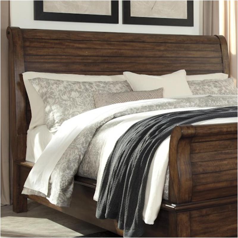 B648-77 Ashley Furniture Chaddinfield - Brown Queen Sleigh Bed