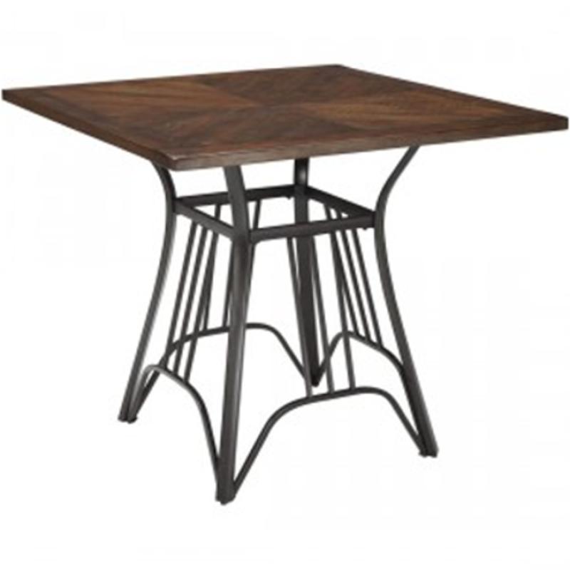 D507-13 Ashley Furniture Square Dining Room Counter Table
