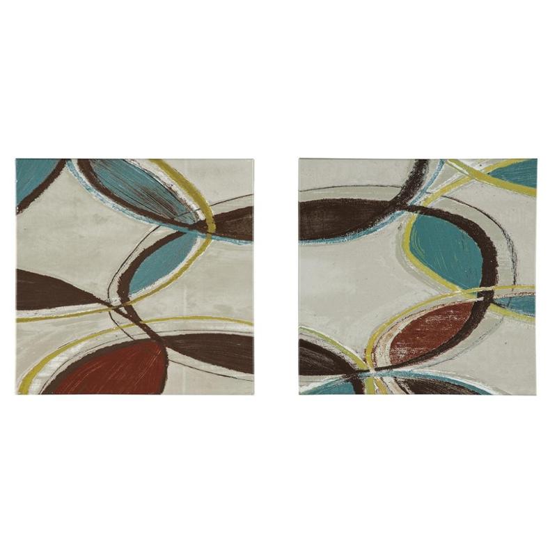 A8000128 Ashley Furniture Accent Furniture Wall Art Set