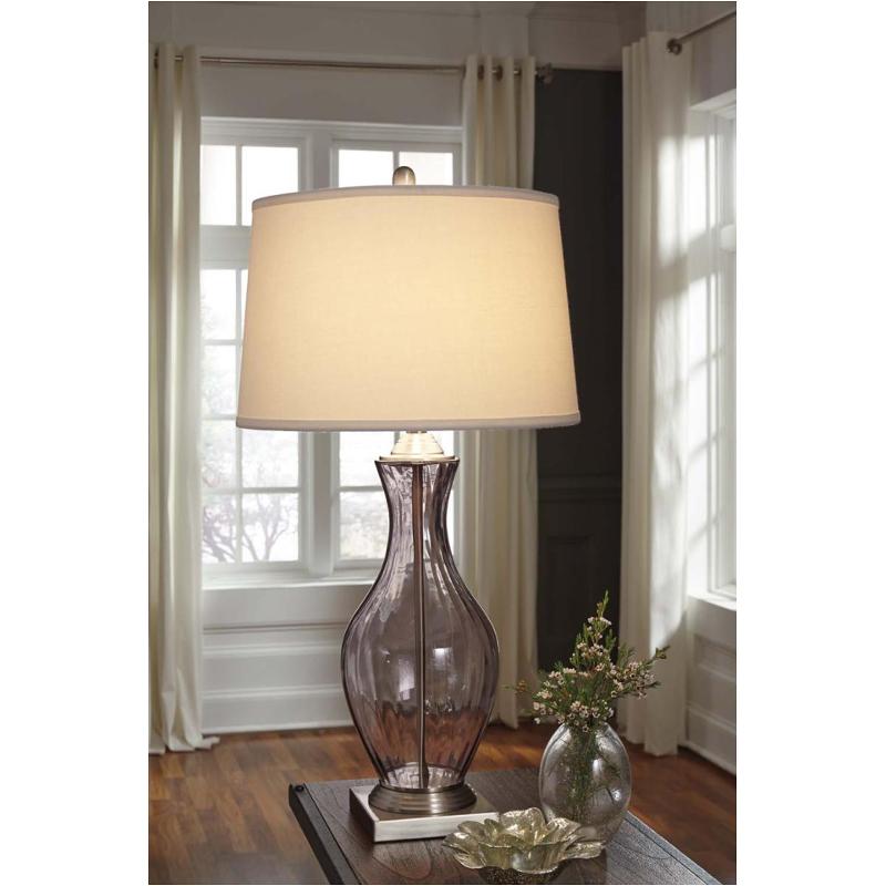 L430154 Ashley Furniture Accent Furniture Glass Table Lamp