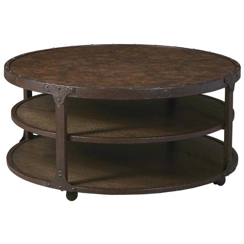 T702-8 Ashley Furniture Round Cocktail Table