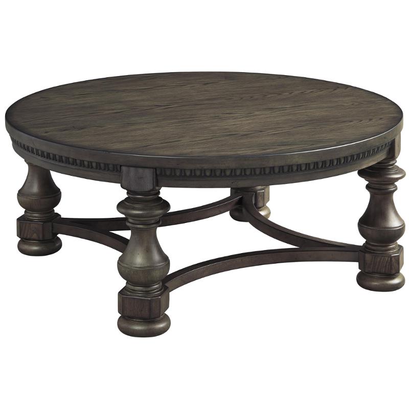 T890-8 Ashley Furniture Round Cocktail Table