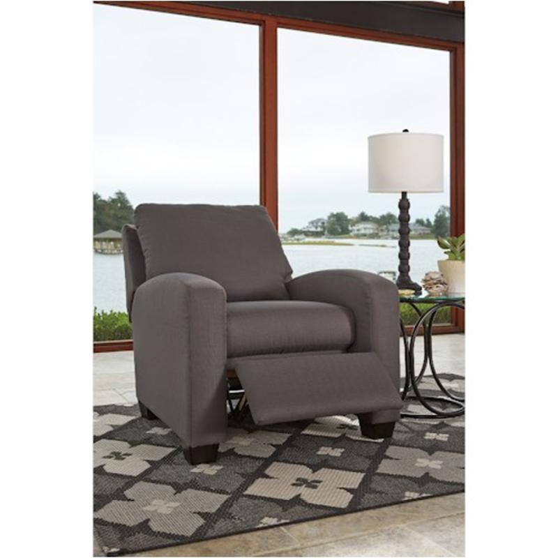 9470230 Ashley Furniture Ayanna Nuvella - Gold Low Leg Recliner