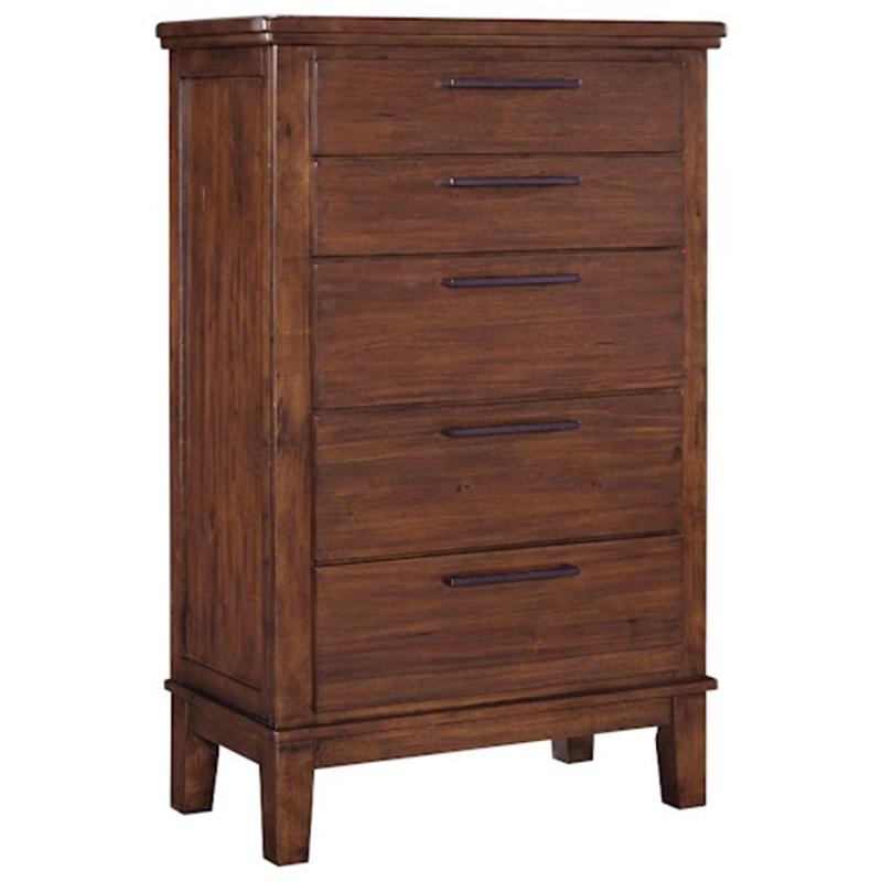 B594-46 Ashley Furniture Ralene - Medium Brown Five Drawer Chest