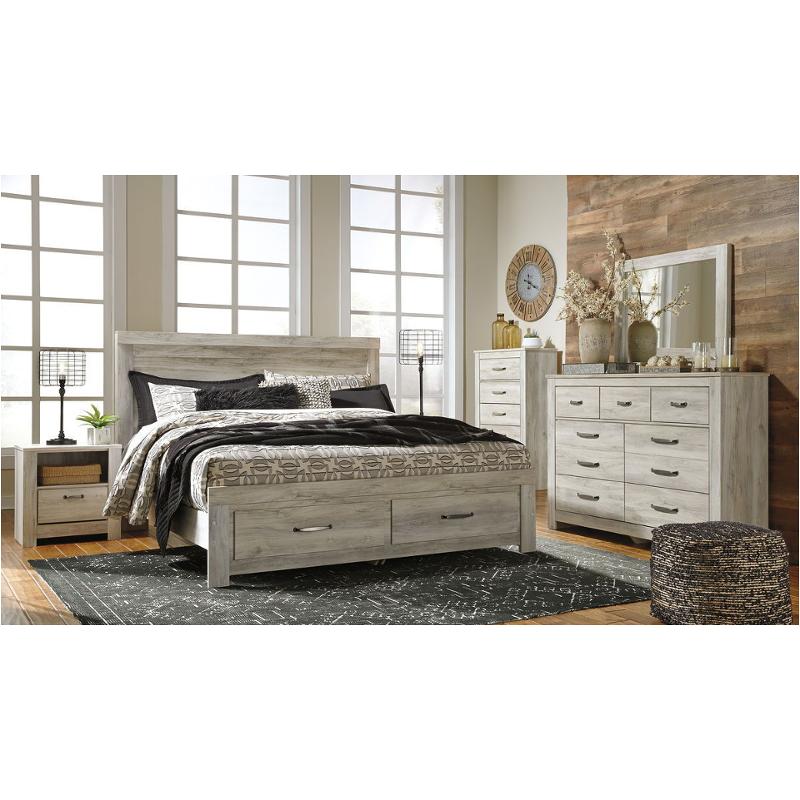 B331-58-st Ashley Furniture King Panel Bed With Storage Footboard