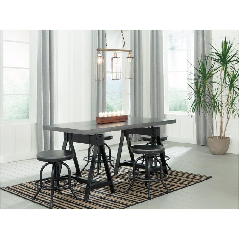 D400-213 Ashley Furniture Rectangular Adjustable Height Table