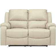 U3330286 Ashley Furniture Rackingburg Cream Reclining Loveseat