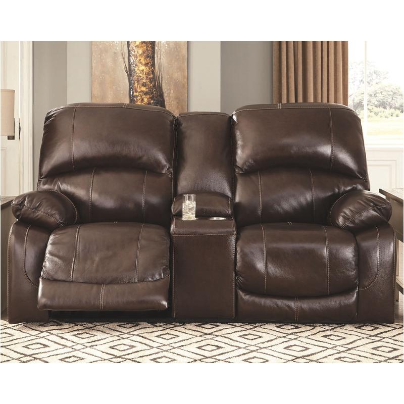 U5240218 Ashley Furniture Pwr Rec Console Loveseat W/ezv