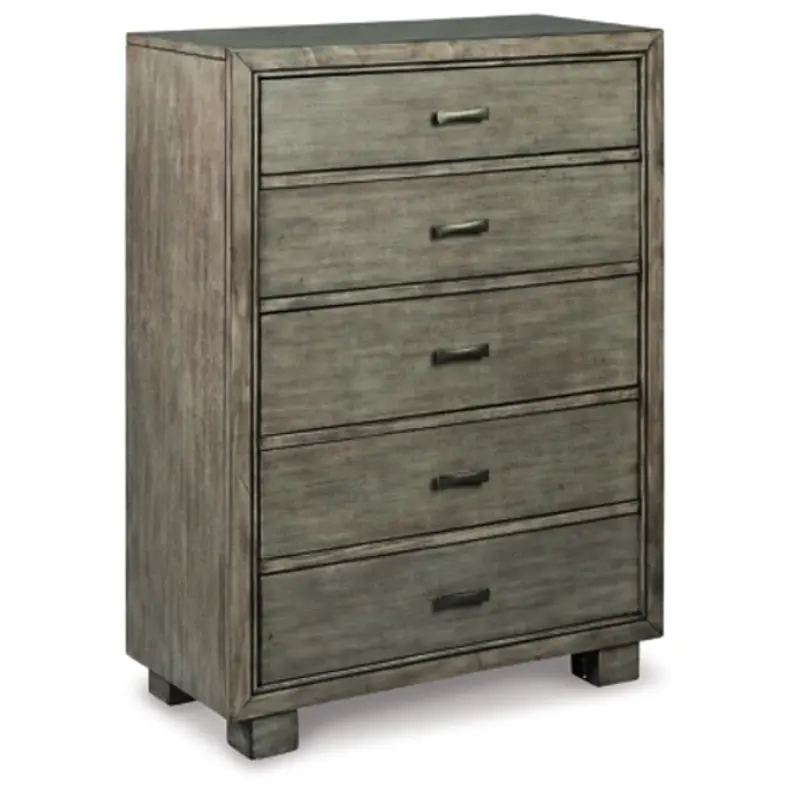 B552-46 Ashley Furniture Arnett Bedroom Furniture 5 Drawer Chest