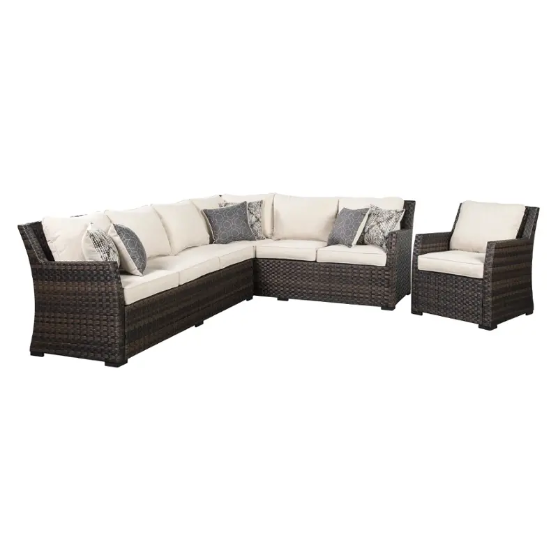 P455-822 Ashley Furniture Easy Isle Sofa Sec/chair W/cush