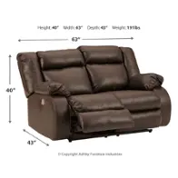 5350574 Ashley Furniture Power Reclining Loveseat