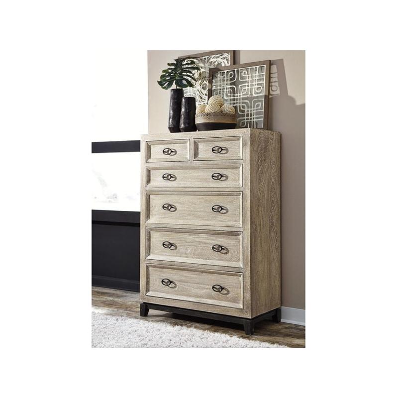 B730-46 Ashley Furniture Halamay Six Drawer Chest
