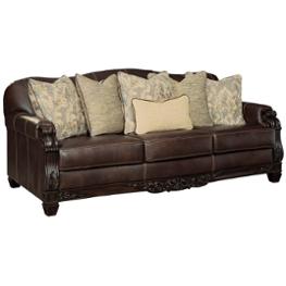 Ashley Sofa With Wood Trim | Baci Living Room