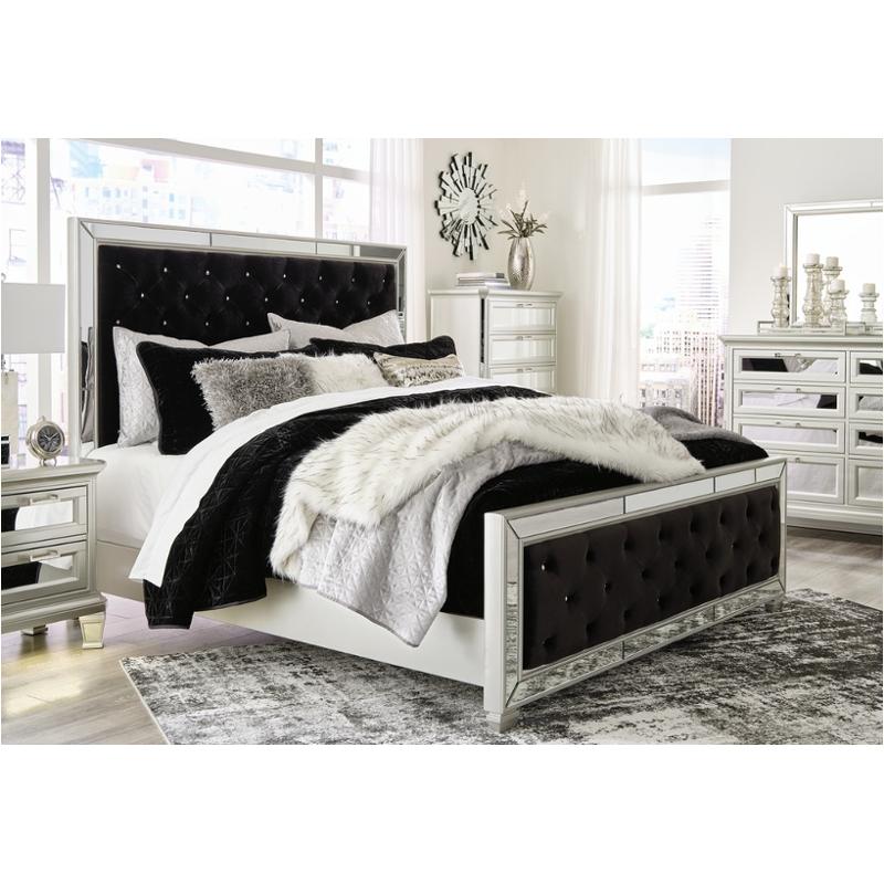 B758-57 Ashley Furniture Lindenfield Queen Upholstered Panel Bed