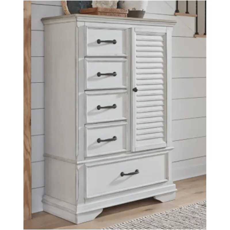 B755-48 Ashley Furniture Teganville Bedroom Furniture Door Chest