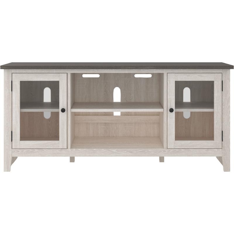 W287-68 Ashley Furniture Large Tv Stand W/fireplace Option