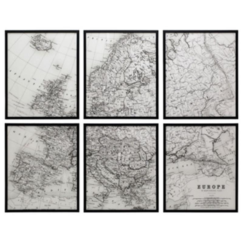 A8000335 Ashley Furniture Accent Furniture Wall Art Set (6/cn)